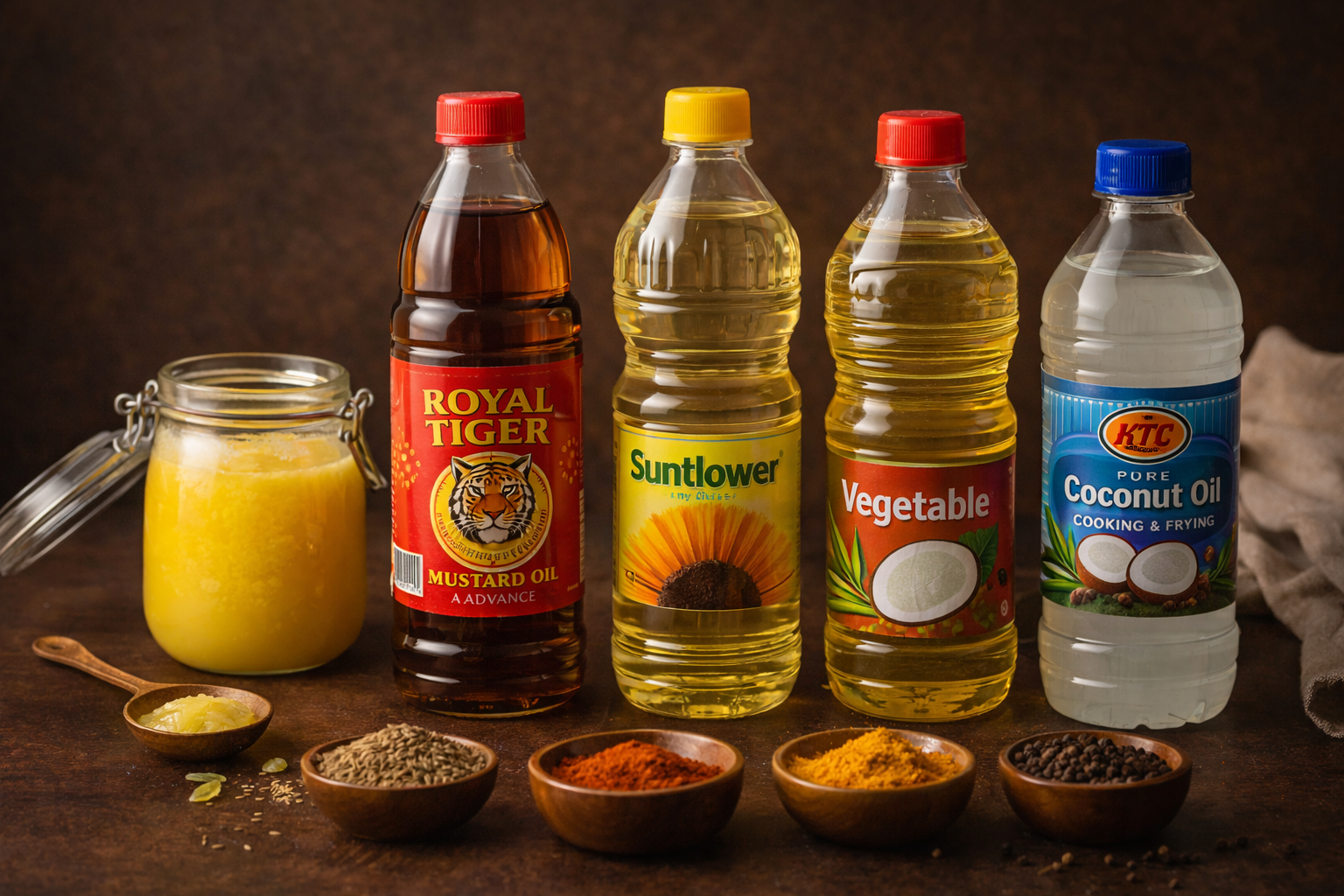 Indian Cooking Oils Explained – Ghee, Mustard Oil & More | Kashmir Food