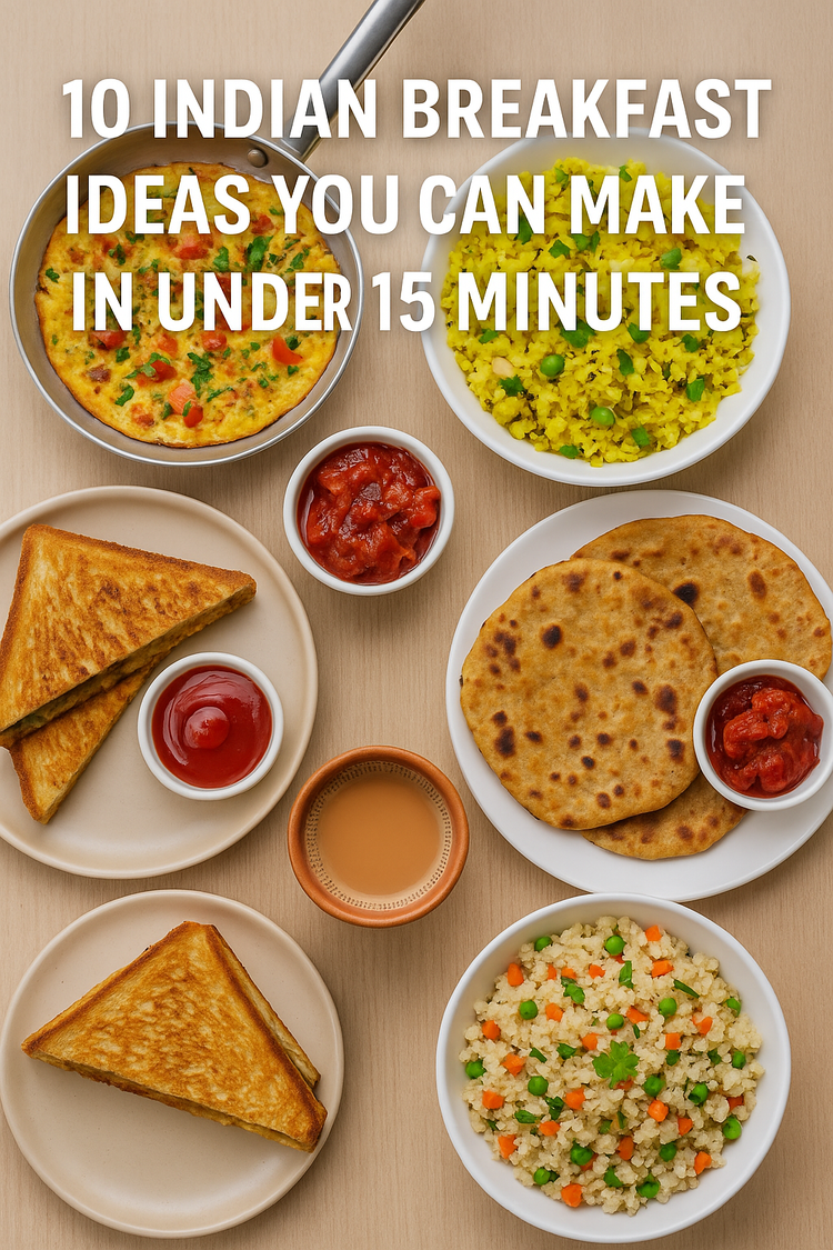 10 Easy Indian Breakfasts Ready in 15 Minutes | Kashmir Food