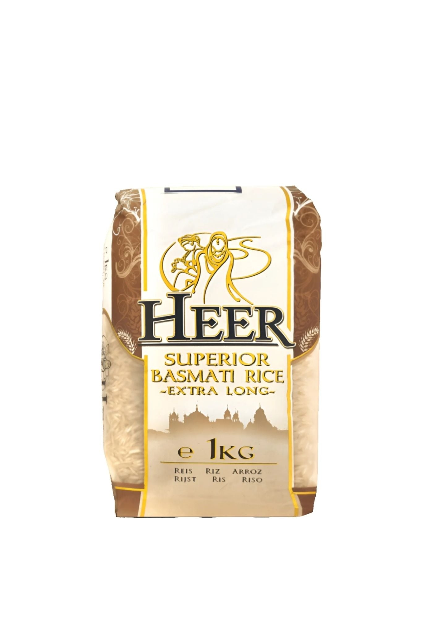 Heer Basmati Rice 1kg – Aromatic Indian Basmati for Everyday Use ...